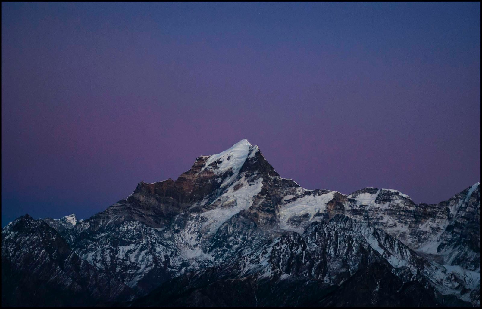 a swansong of the sun… musings on Dunagiri Peak, Garhwal Himalaya